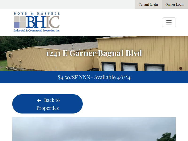 1241 E Garner Bagnal Blvd — BHICP