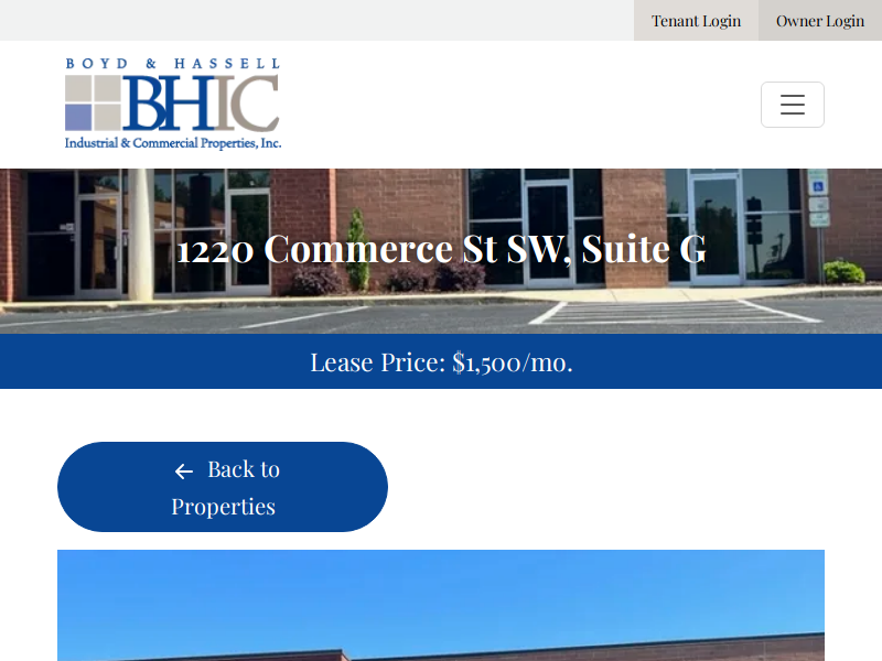 1220 Commerce St SW, Suite G — BHICP